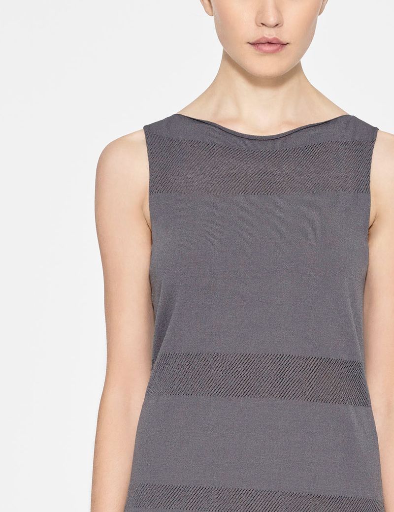 sleeveless dress by Sarah Pacini