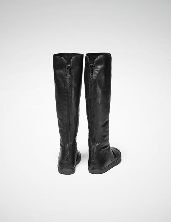 Bottes – cuir pleine fleur Sarah Pacini - Noir